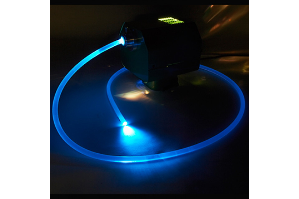 Fibre Optic Wide Bore | Glowing Tube With Focused Light